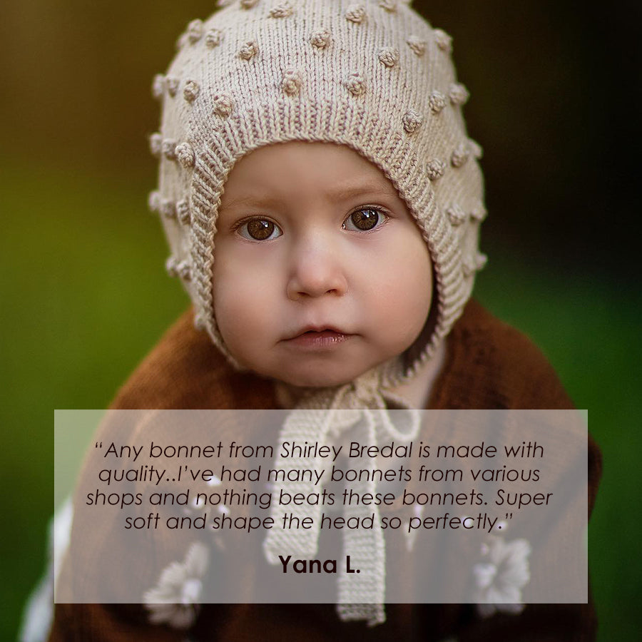 Bubble bonnet Oats (Cotton) I Vegan I Shirley Bredal